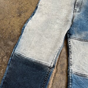 Patchwork Denim Dark Wash - Etsy