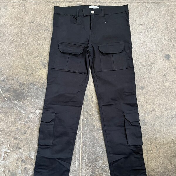 Black Military Cargo Pants - Etsy