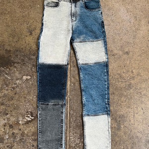 Patchwork Jeans - Etsy