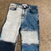 Patchwork Denim Dark Wash - Etsy