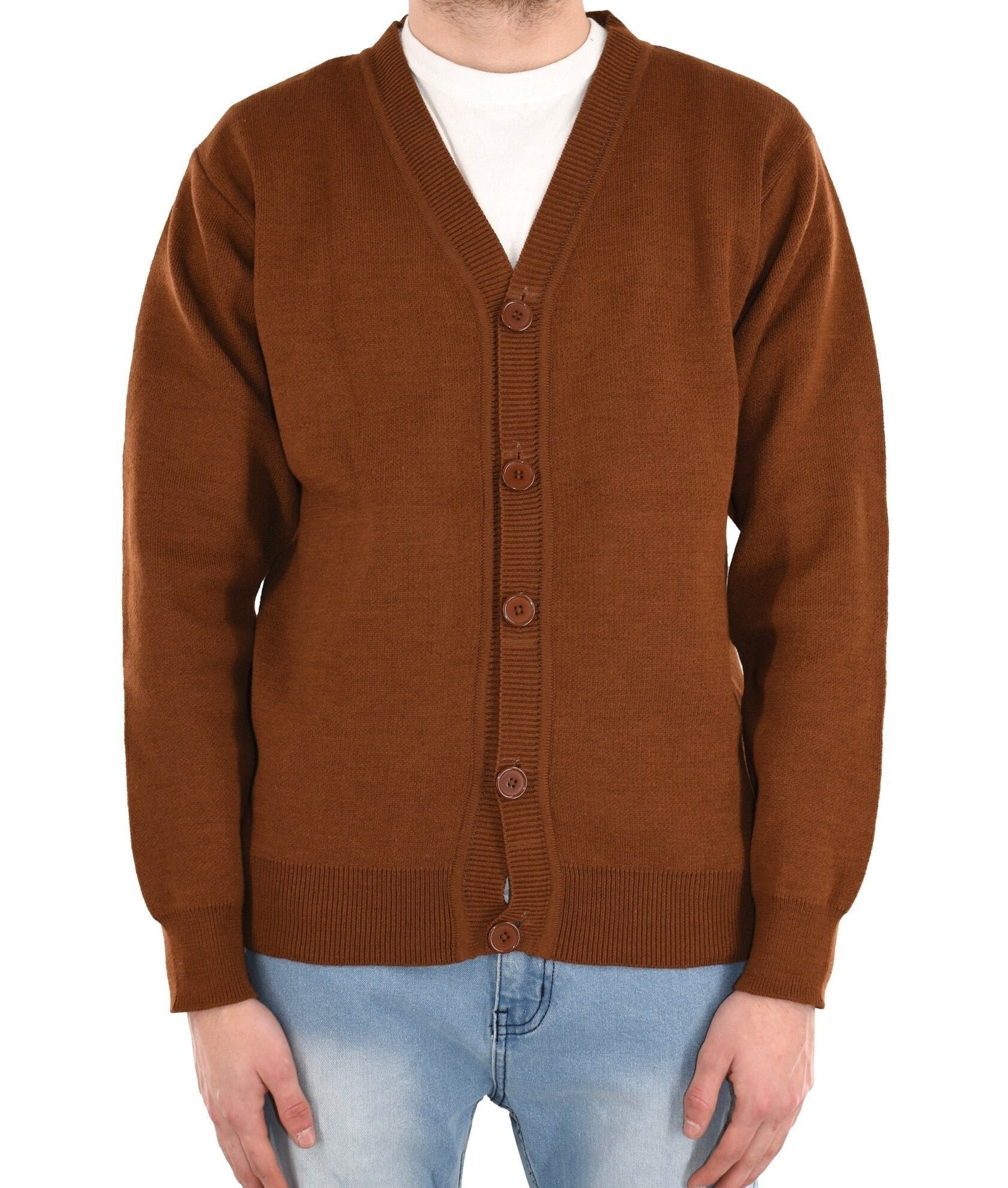 Everyday Cardigan Rust - Etsy