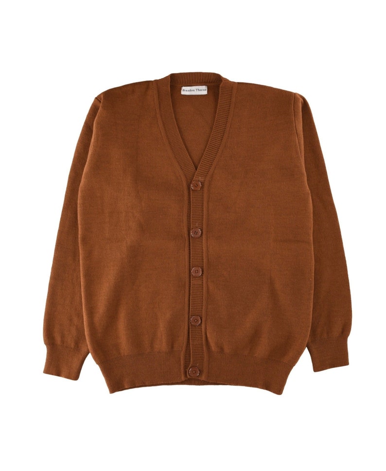 Everyday Cardigan Rust - Etsy