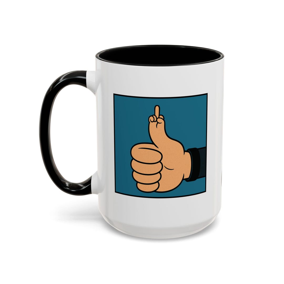 Thumbs up but Truly F You | Funny Office Coffee Mug , Gift for Co ...