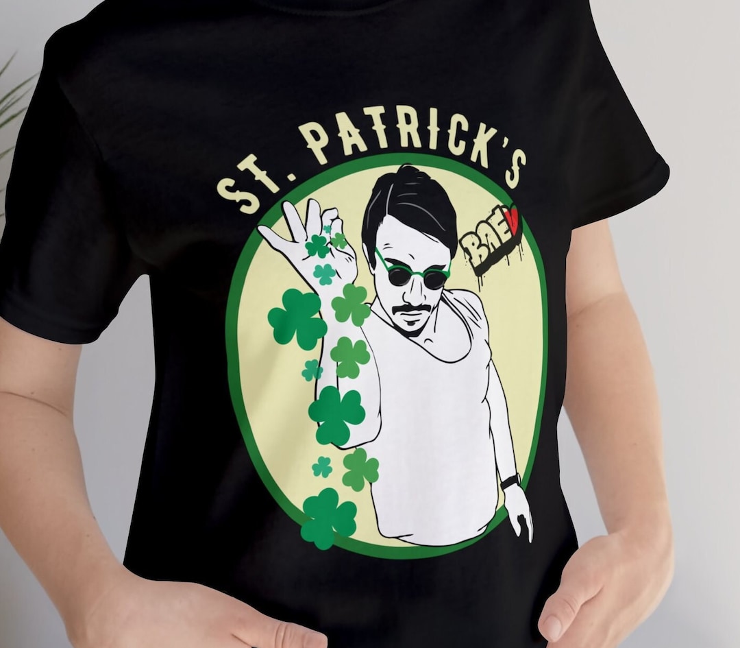 St Patricks Day"bae" Salt Bae T-shirt | Unisex T-shirt | Geeky T-shirt ...