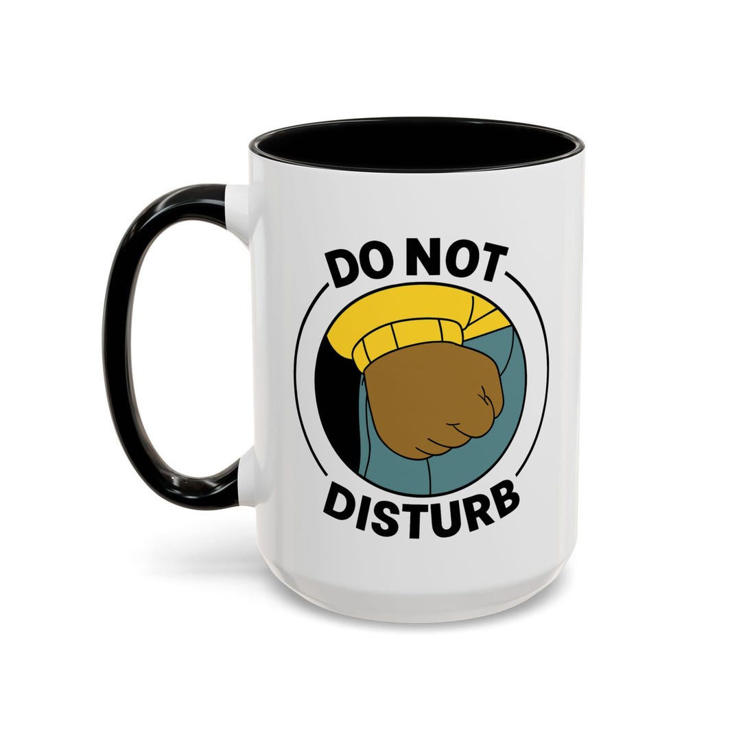 Do Not Disturb Clenched Fist Mug | Funny Office Coffee Mug , Desk Decor ...