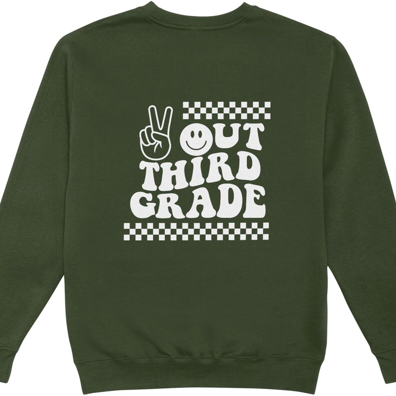 Peace Out Third Grade SVG, Last Day of School Svg, End of School, 3rd ...