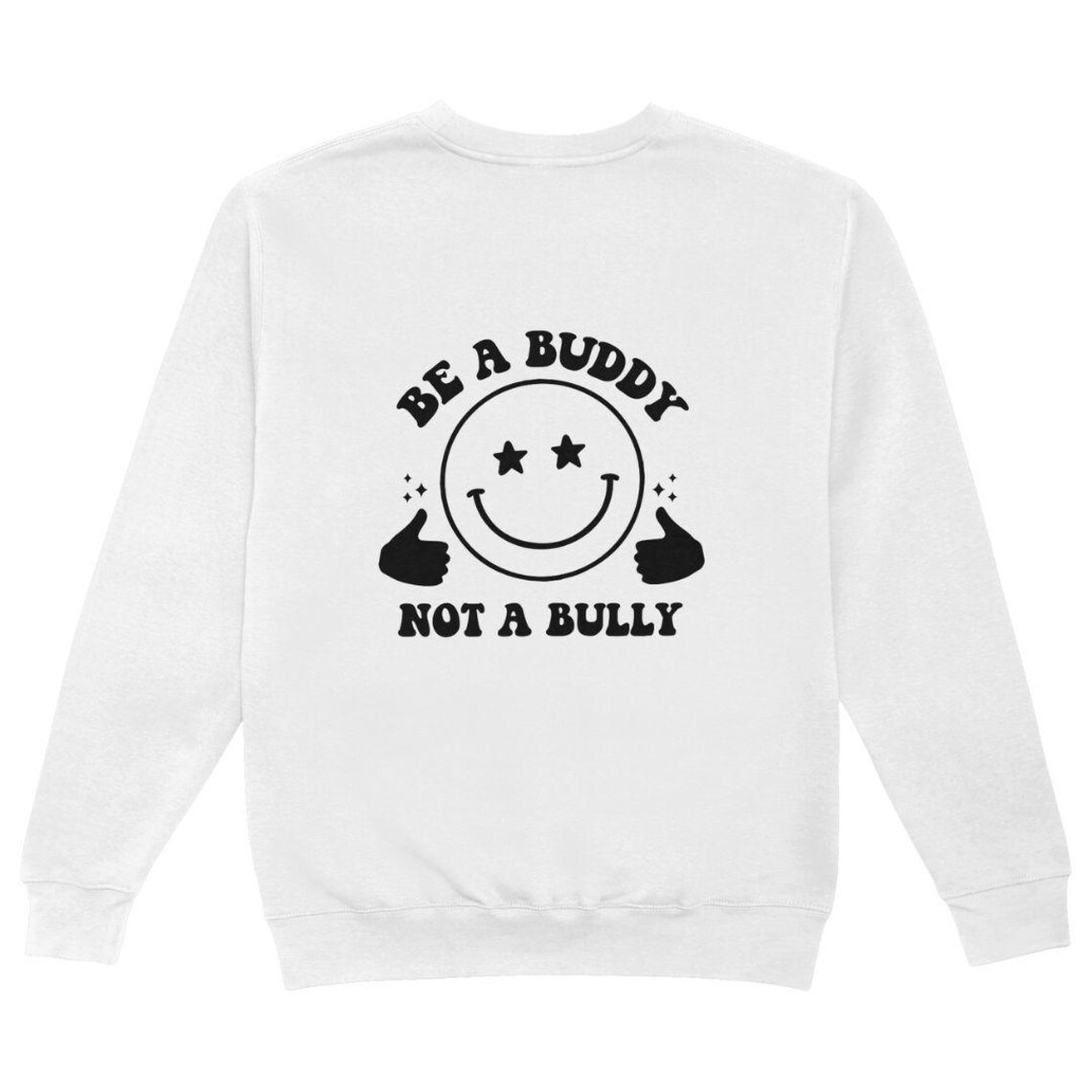 Be A Buddy Not A Bully SVG PNG, Stop Bullying, End Bullying Svg, Retro ...