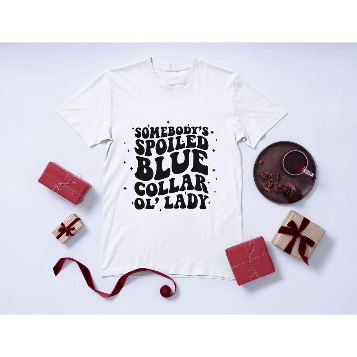 Blue Collar Ol' Lady Png Svg, Funny Blue Collar Wife Svg, Blue Collar ...