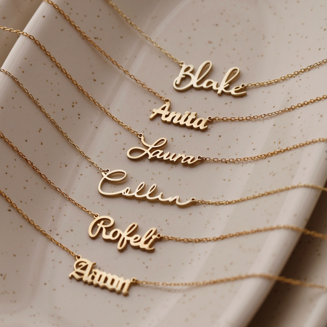 Personalized Name Necklace,custom Name Necklace,birthday Gift for Her ...