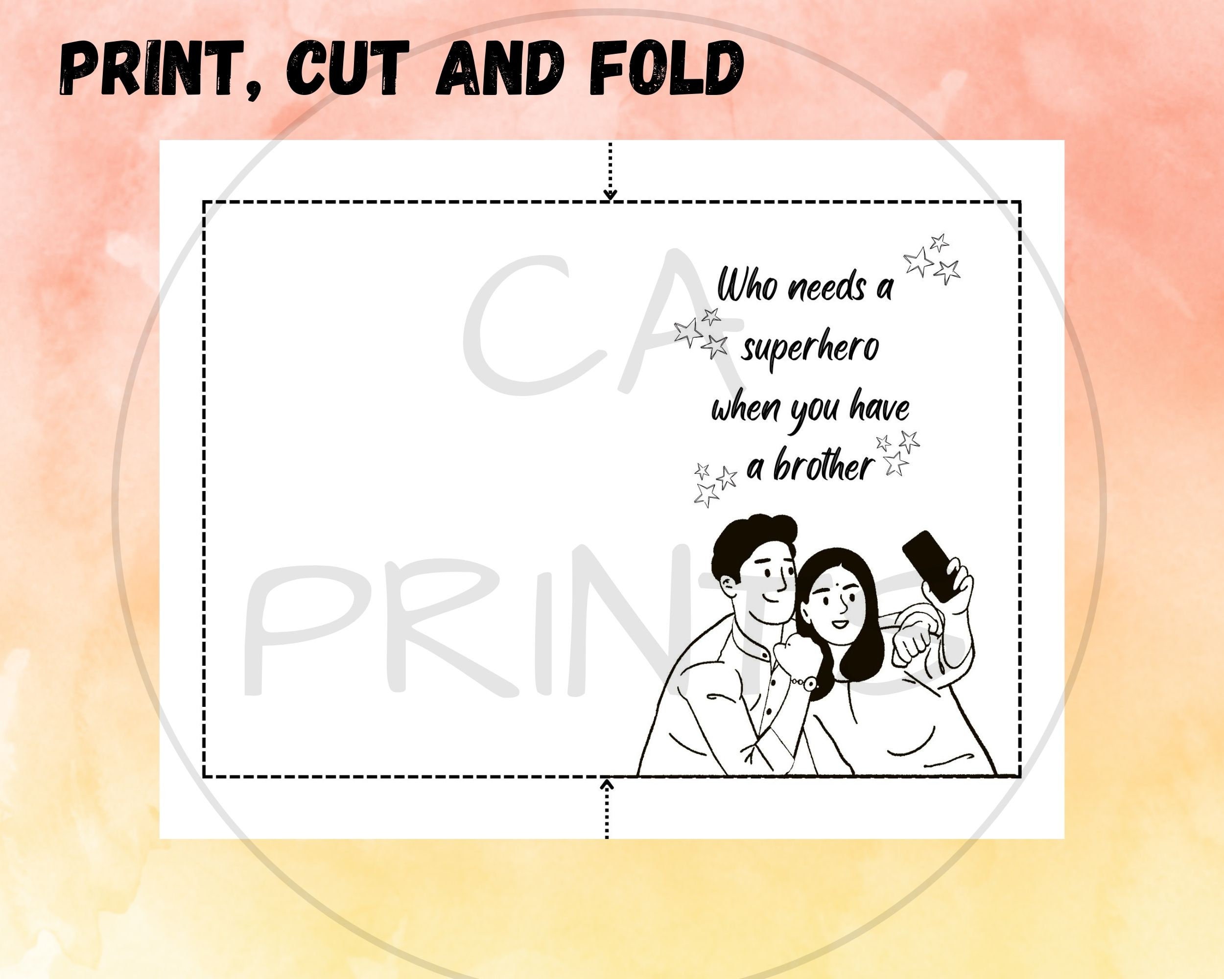 Printable Color in Rakhi/raksha Bandhan Cards for All Ages, Rakhi ...