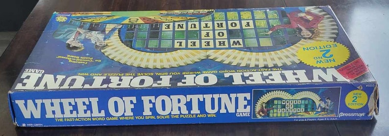 Wheel of Fortune 2nd Edition Vintage Board Game Pressman 1986 Rare - Etsy