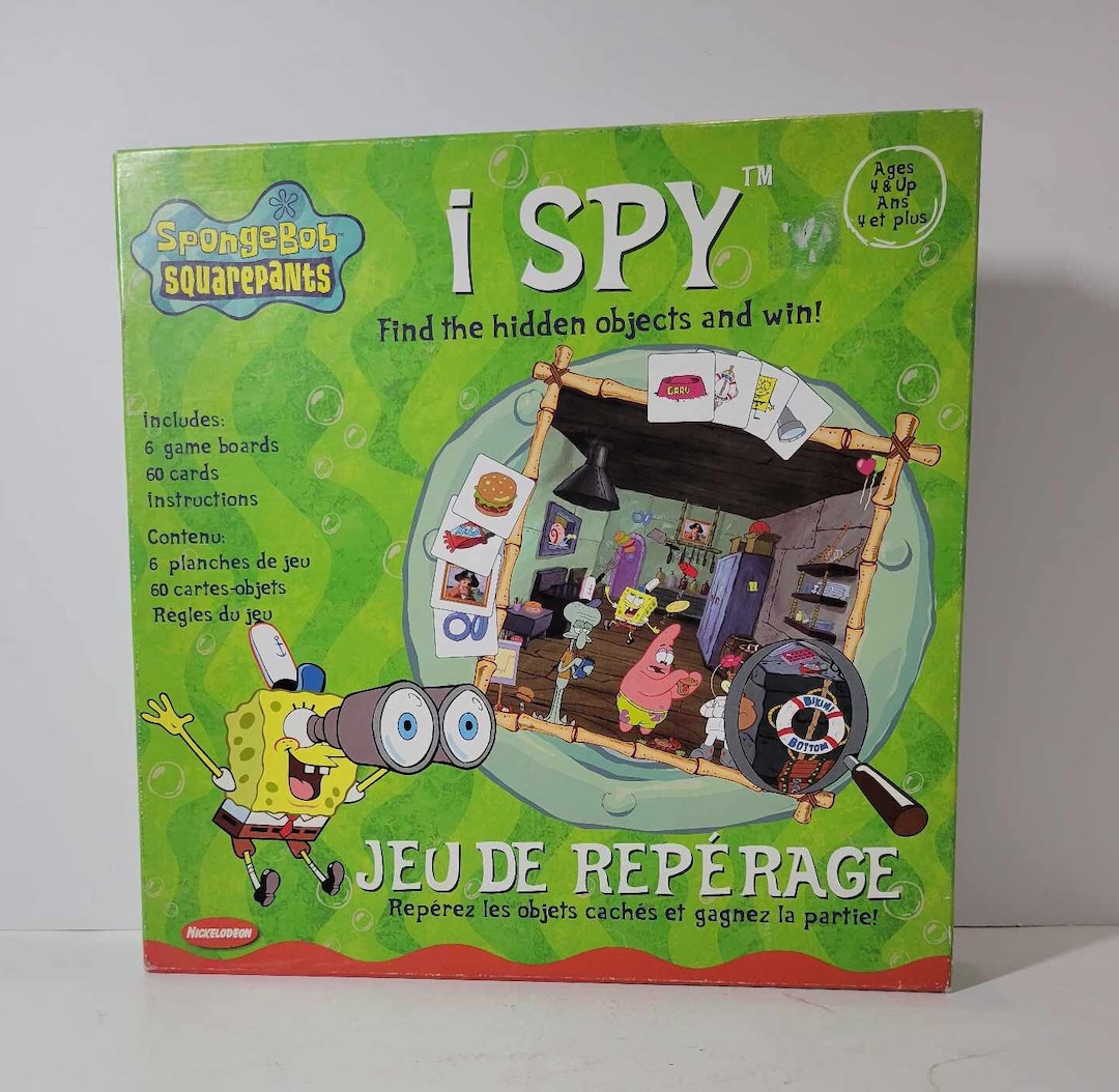 I Spy Spongebob Squarepants Edition - - Etsy