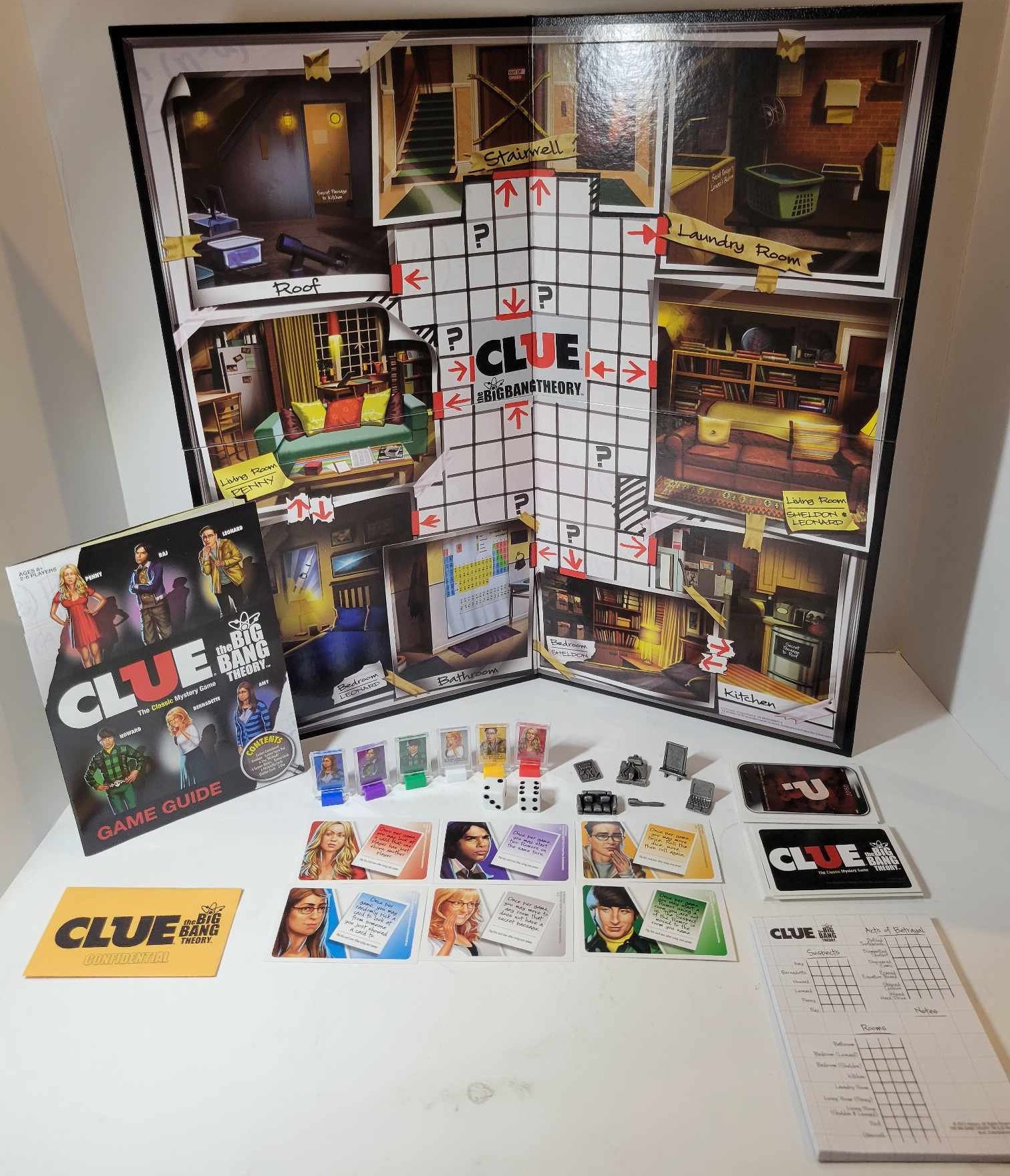 The Big Bang Theory Clue Board Game - Etsy