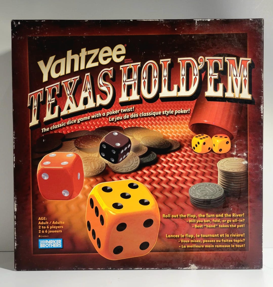 Yahtzee Texas Hold Em - Vintage Dice Game - Parker Brothers 2004 - Etsy