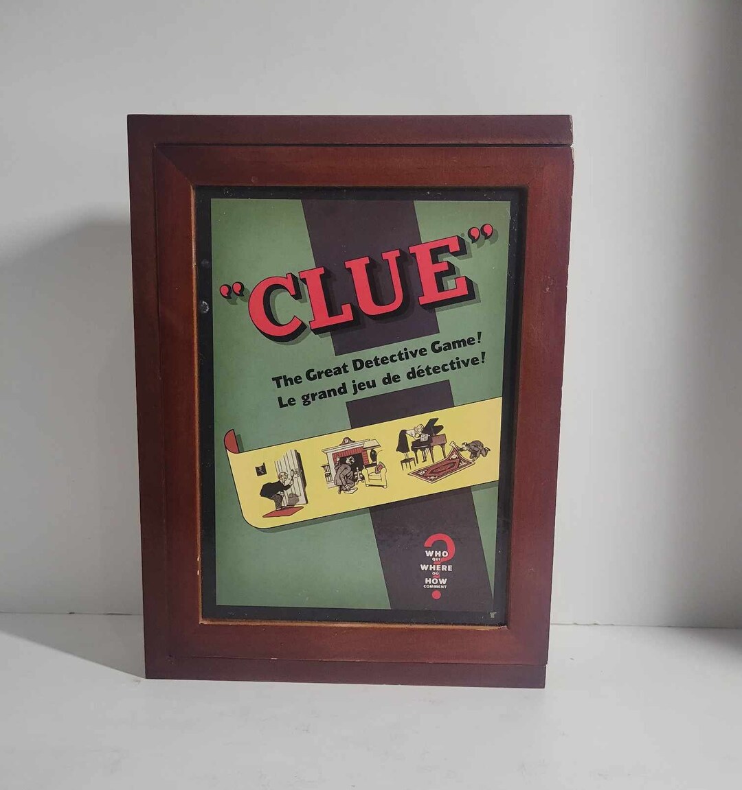 Clue - Vintage Game Collection - Bookshelf Edition - Etsy
