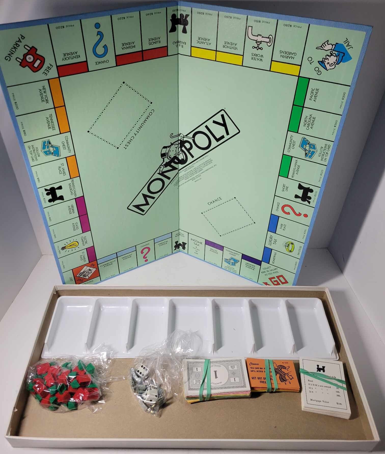 Monopoly Vintage Board Game Parker Brothers 1985 - Etsy