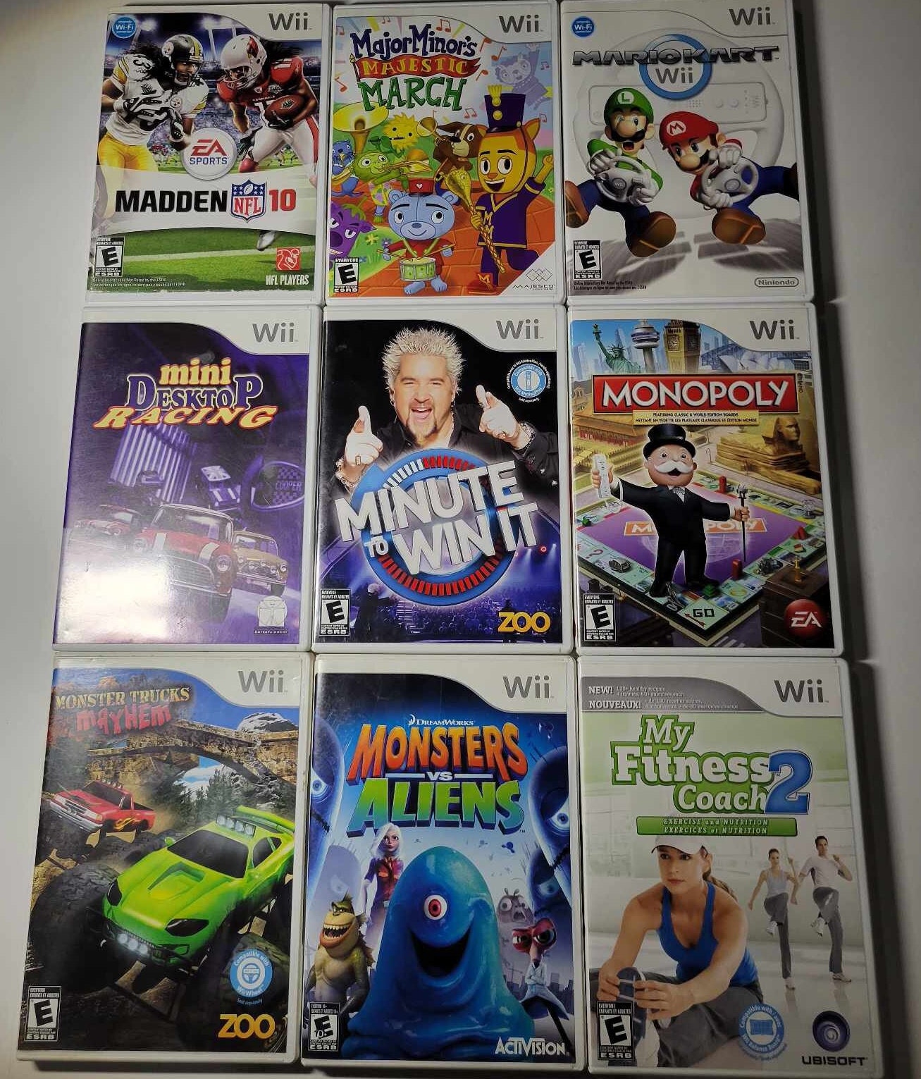 Nintendo Wii Games You Pick Cleaned, Tested, Work Great Titles 1 - Etsy