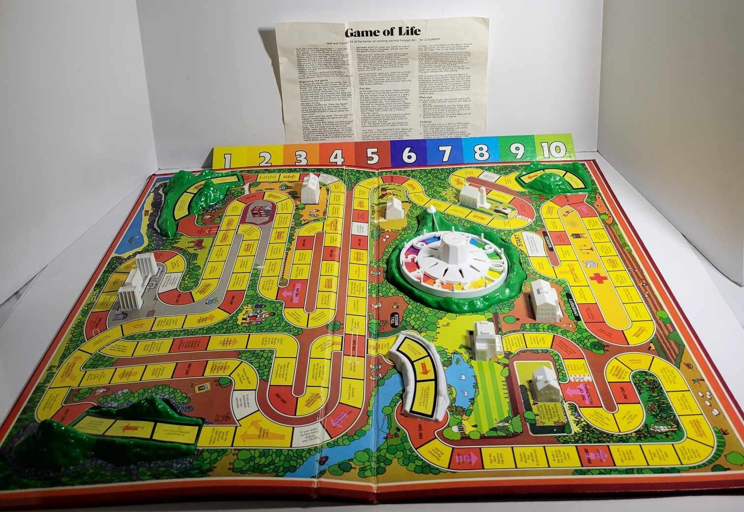 The Game of Life Vintage Board Game Milton Bradley 1978 - Etsy