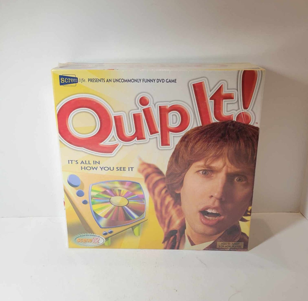 Quip It! Vintage Board Game - 2005 Screenlife - New in Box Factory ...