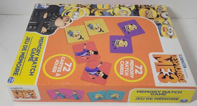 Despicable Me 3 Memory Match Game - Etsy