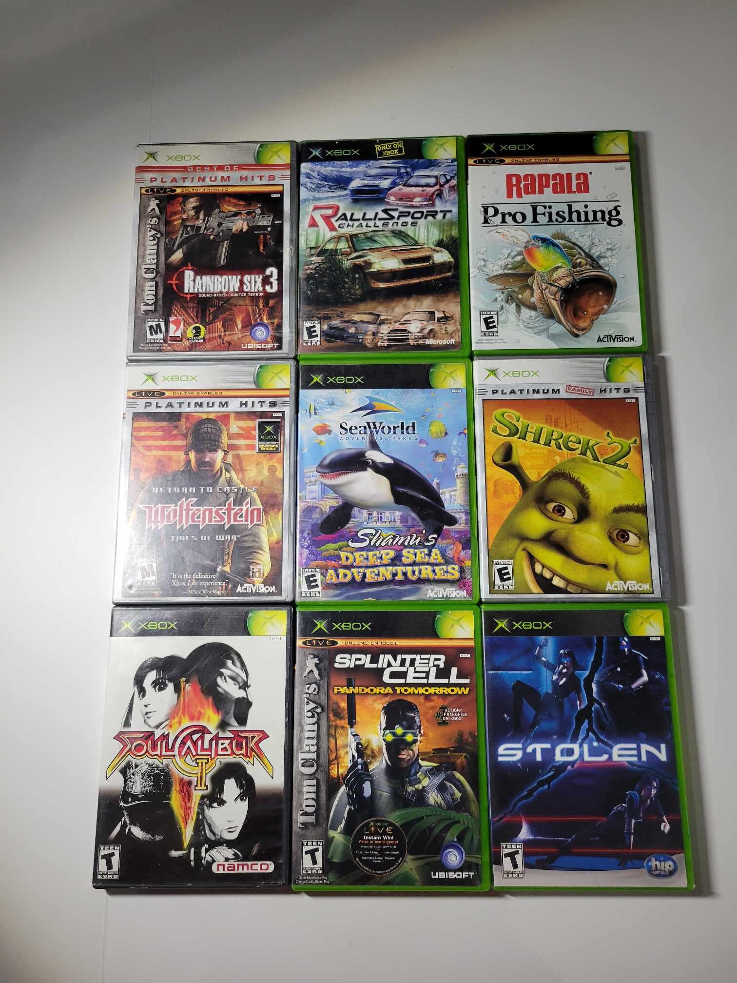 Xbox Original Games U Pick Cleaned, Tested, Works Great Titles - Etsy