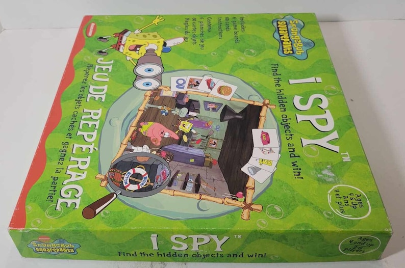 I Spy Spongebob Squarepants Edition - - Etsy
