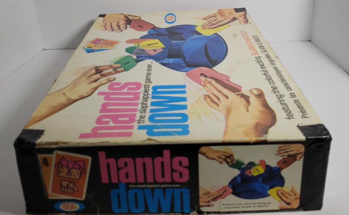 Hands Down Slam O Matic Vintage Board Game IDEAL 1964 - Etsy