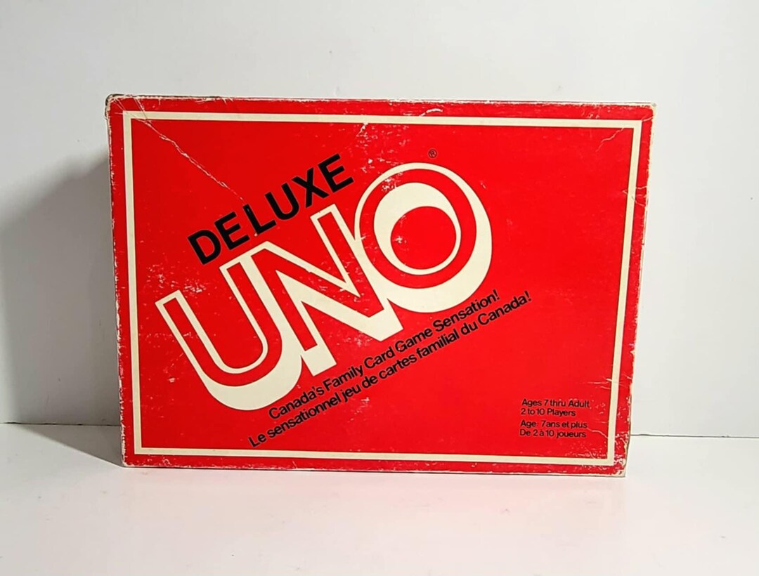 UNO DELUXE - Vintage Card Game by CGC 1978 - Etsy