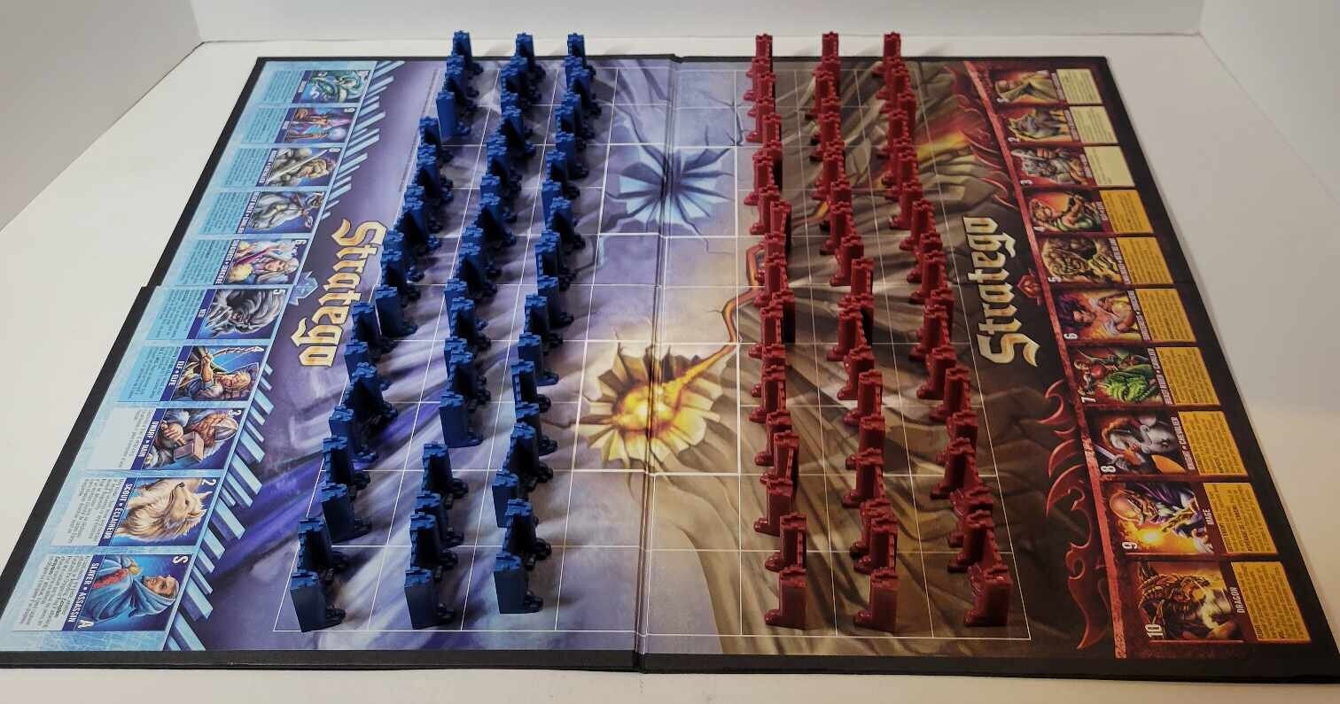 Stratego Capture the Flag Ice Vs. Fire Board Game Milton Bradley - Etsy