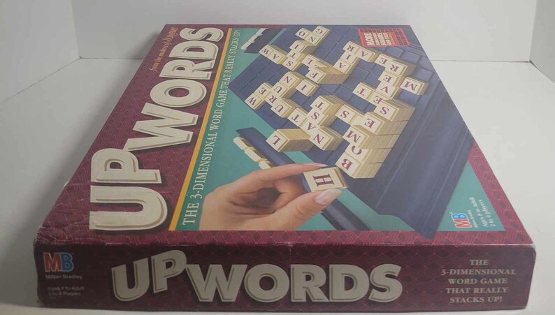 Upwords - Vintage Board Game - MB 1997 - Etsy