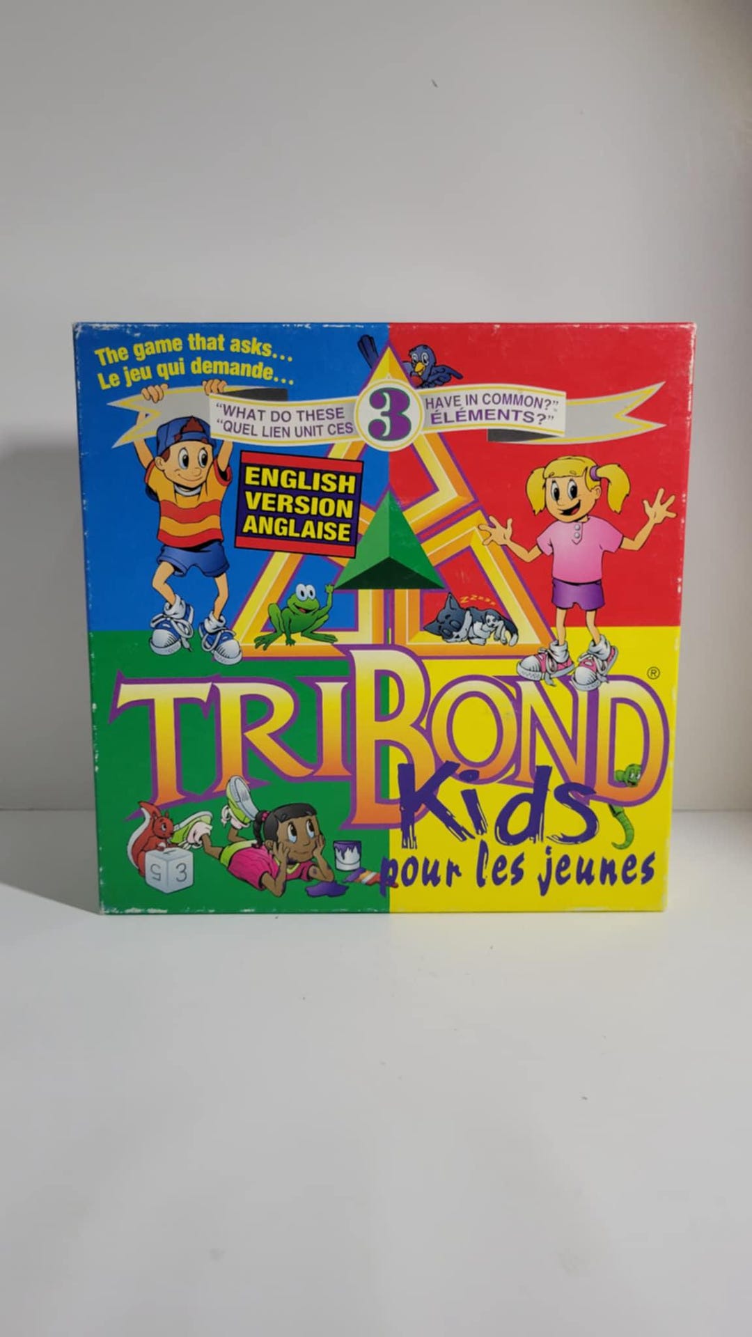 Tribond Kids - Vintage Board Game - Big Fun A Go Go 1993 - Etsy