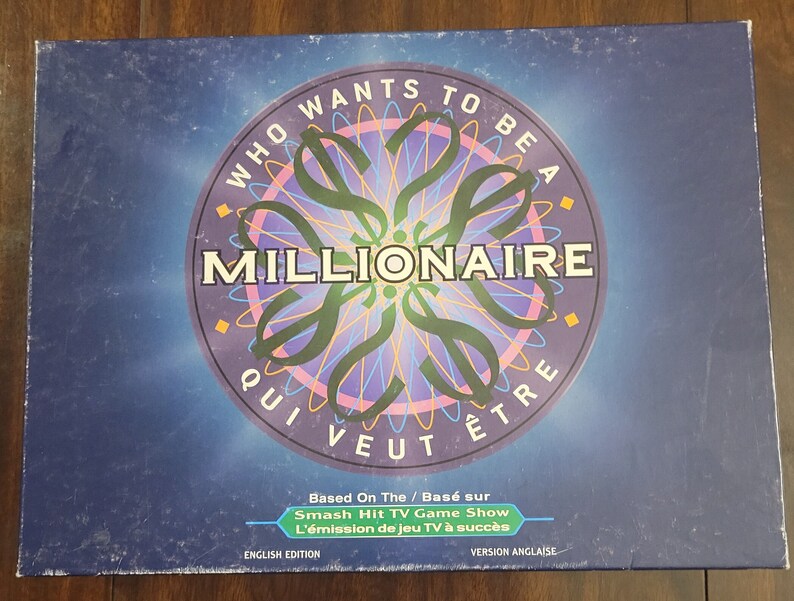 Who Wants to Be A Millionaire Vintage Board Game Celador Productions ...