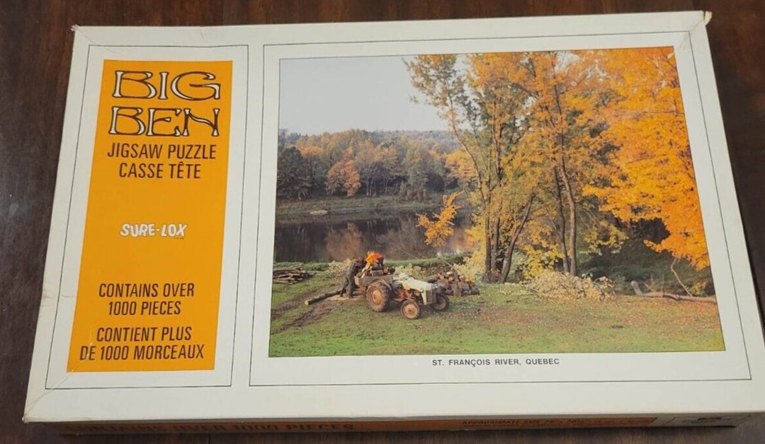 1000 Piece Jigsaw Puzzle by Big Ben - Vintage - Sealed! - Etsy