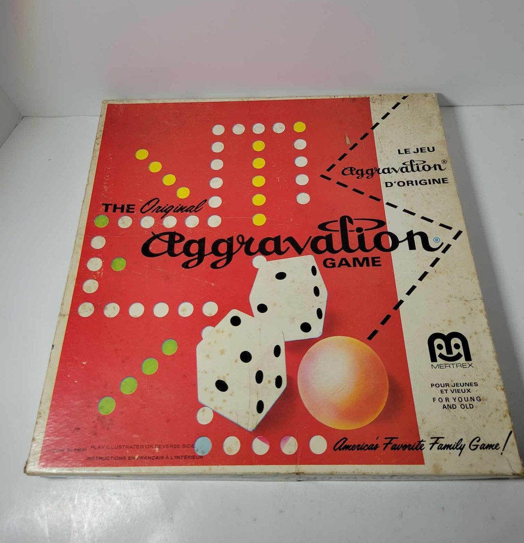The Original Aggravation Game - Vintage Board Game 1962 - Etsy
