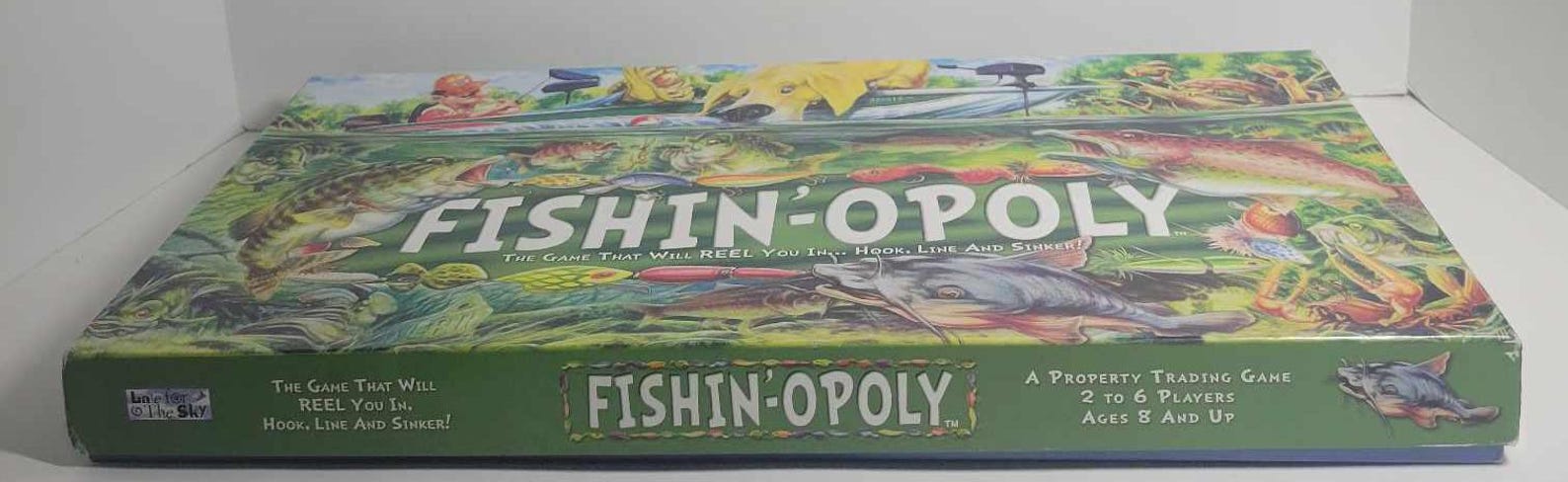 Fishin-opoly - Vintage Board Game - Late for Sky 1998 - Etsy