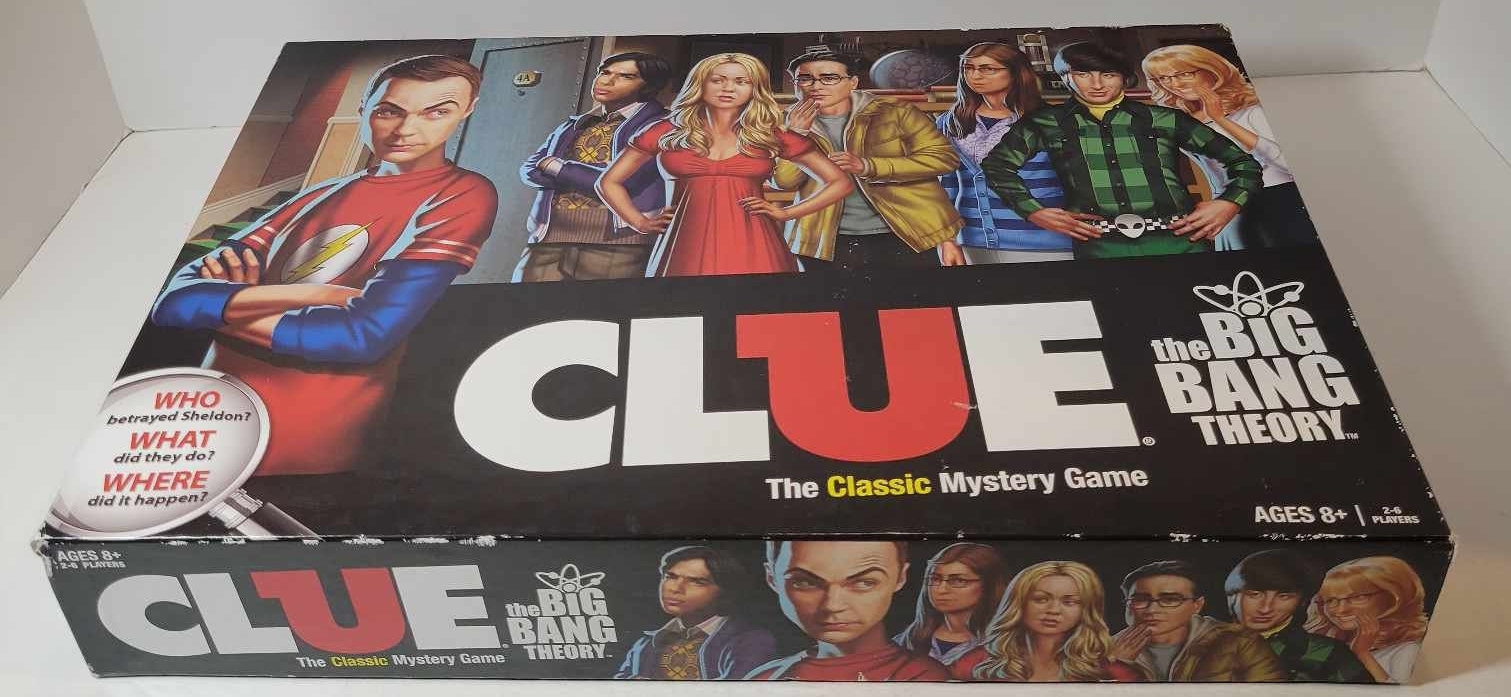 The Big Bang Theory Clue Board Game - Etsy