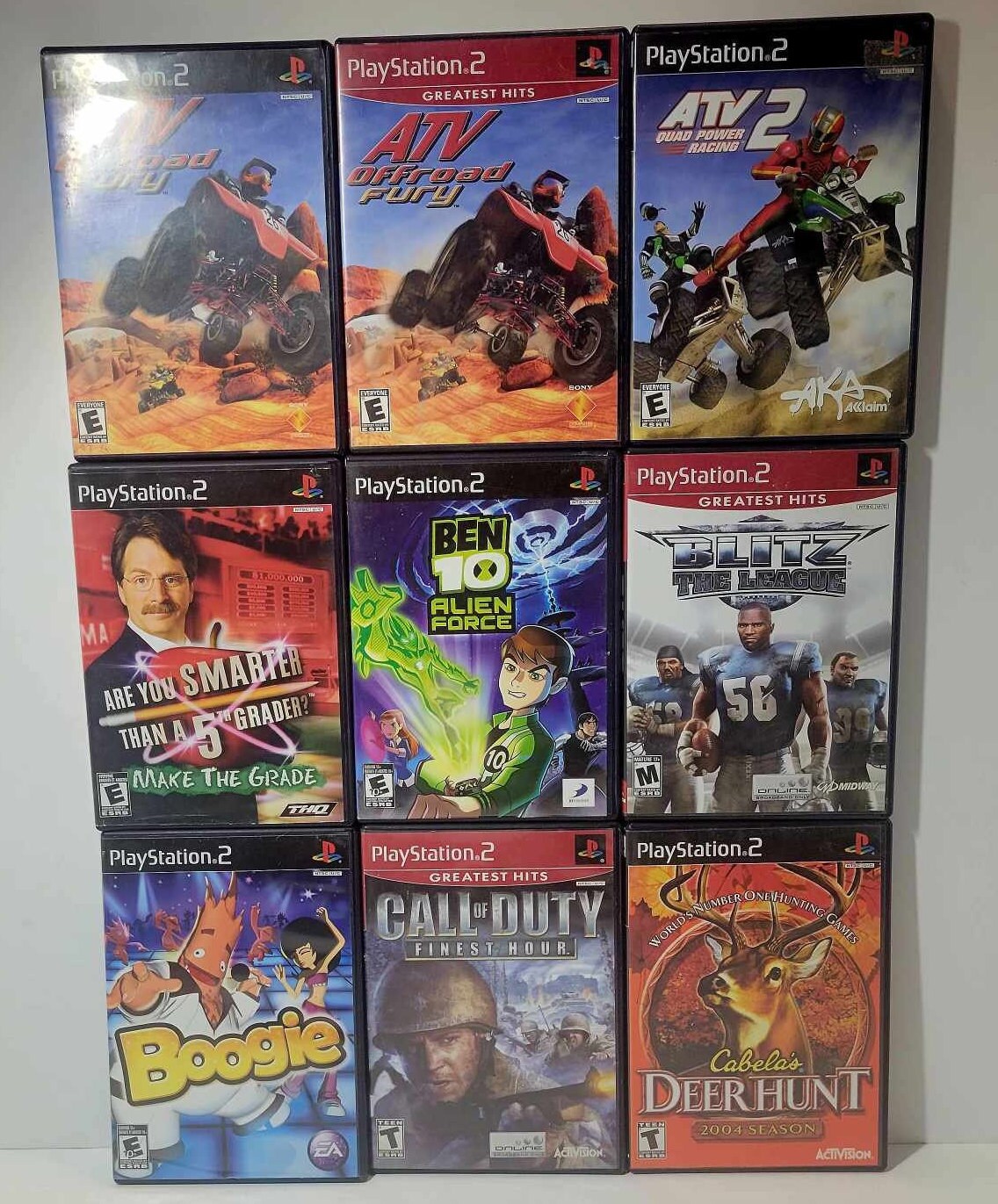 PS2 Games U Pick Cleaned, Tested, Works Great Titles 1 - Etsy