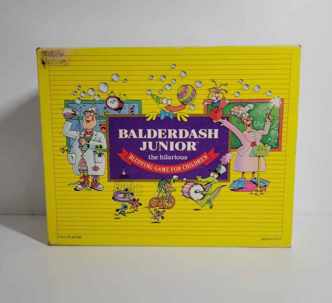 Balderdash Junior - Vintage Board Game - Canada Games Corp 1991 - Etsy
