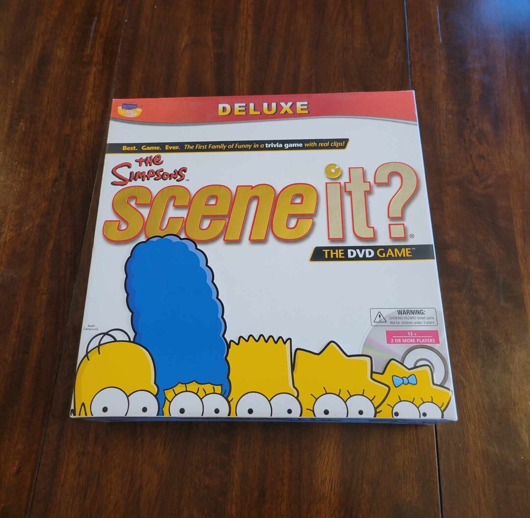Simpsons - Scene It Deluxe - DVD Game - Screen Life Games 2009 - Etsy