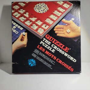 Quizzle - the Crossword Puzzle - Vintage Board Game - Copp Clark 1978 ...