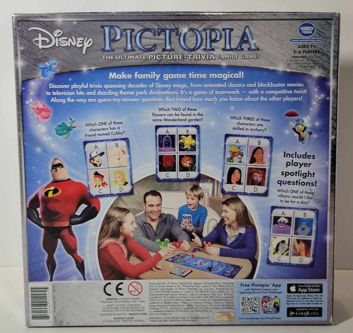 Pictopia Disney Edition Board Game - Etsy