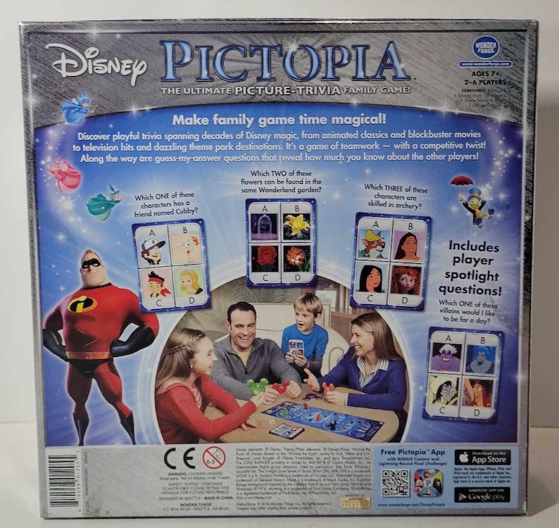 Pictopia Disney Edition Board Game - Etsy