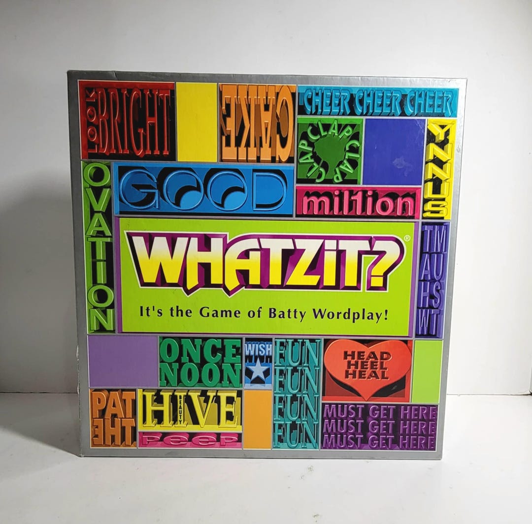 Whatzit? - Vintage Board Game - Roseart 2001 - Etsy