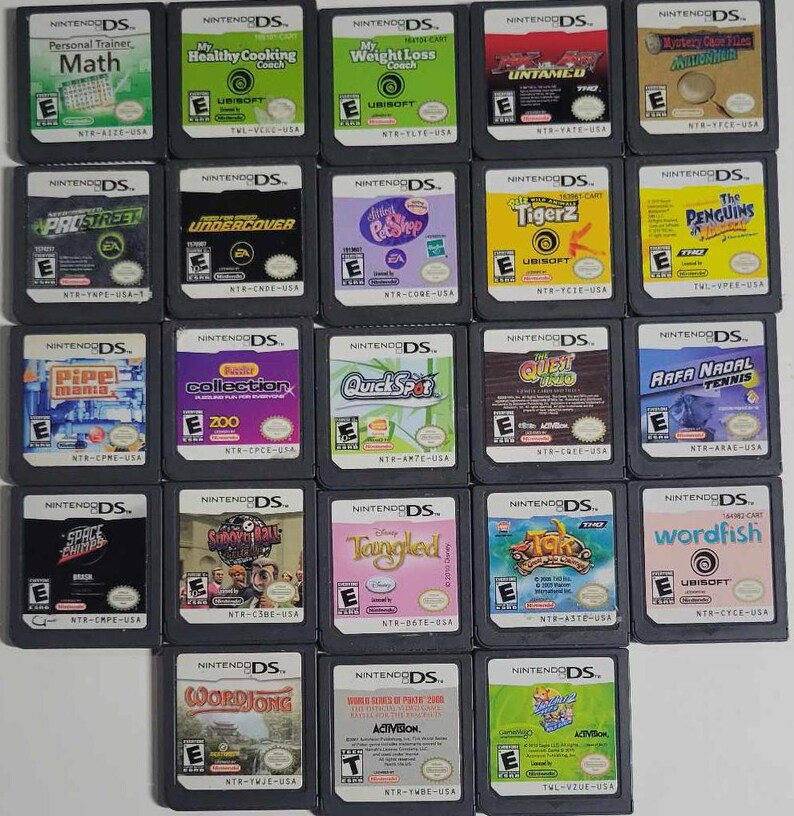 Nintendo DS Games You Pick Great Titles - Etsy
