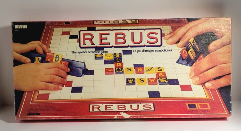 Rebus - Vintage Board Game - Irwin 1983 - RARE - Etsy