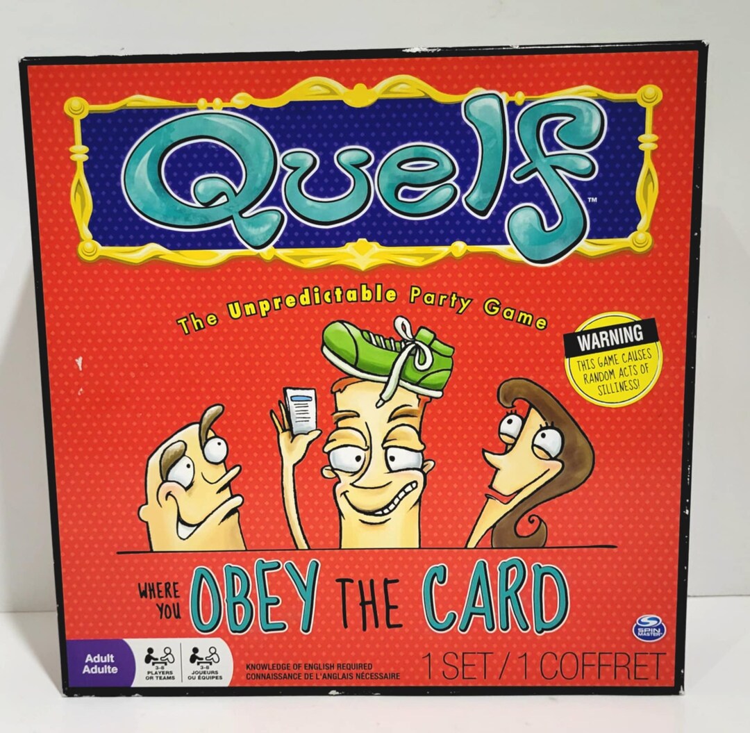 Quelf - the Unpredictable Party Game - Obey the Card - Spin Master - Etsy
