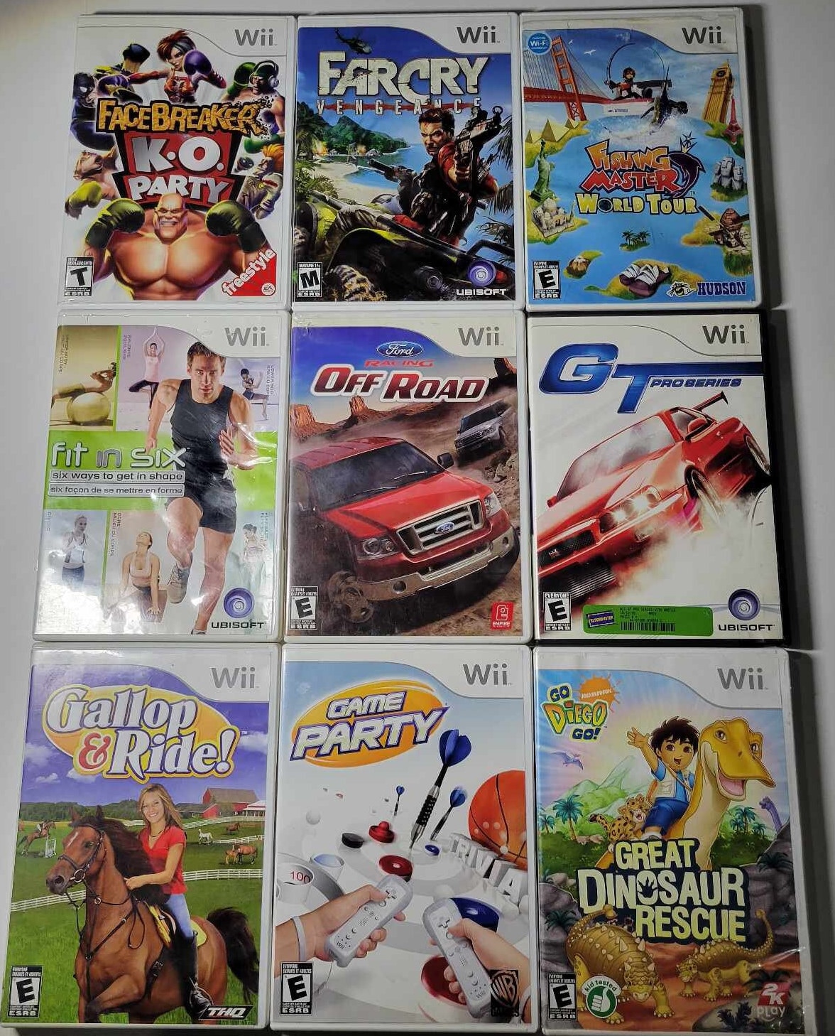 Nintendo Wii Games You Pick Cleaned, Tested, Work Great Titles 1 - Etsy