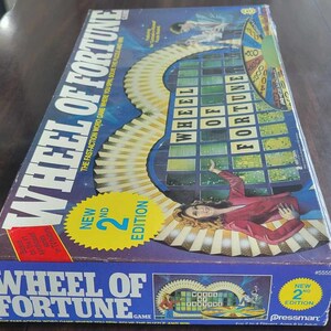 Wheel of Fortune - 2nd Edition - Vintage Board Game - Pressman 1986 ...