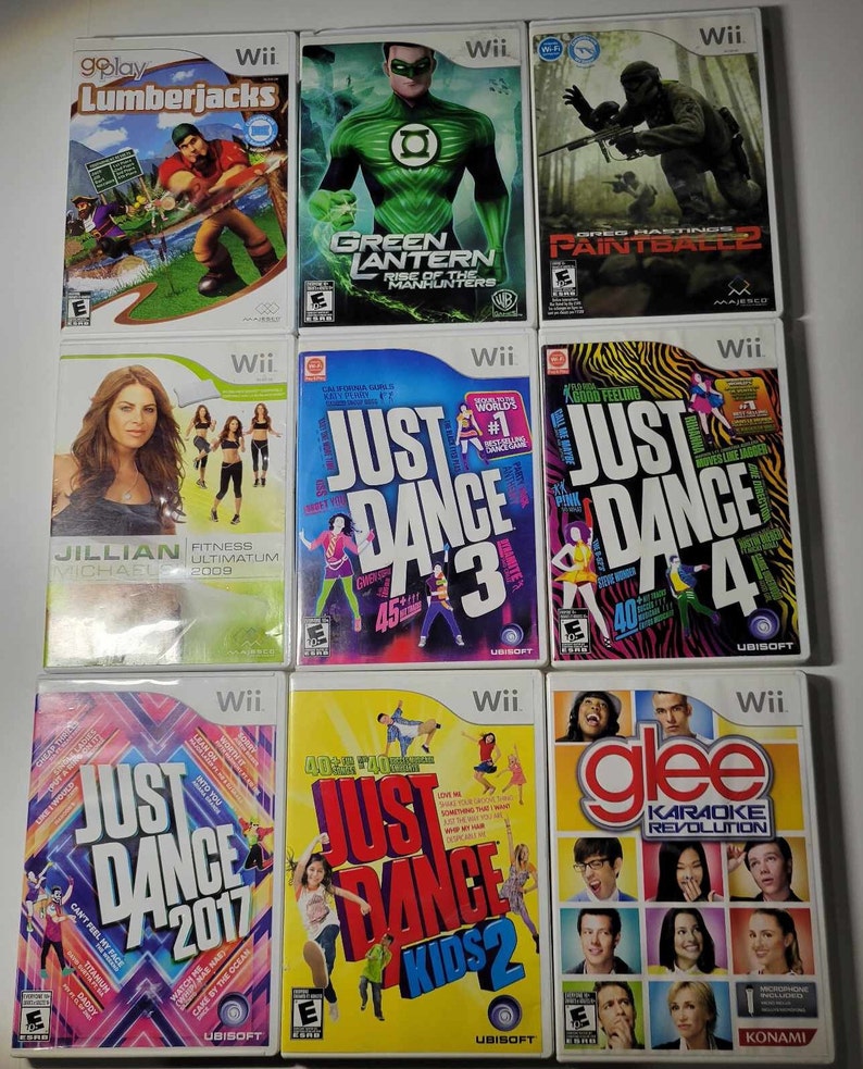 Nintendo Wii Games You Pick Cleaned, Tested, Work Great Titles 1 - Etsy