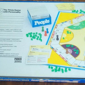 People Weekly the Trivia Game - Vintage Board Game - Parker Brothers ...